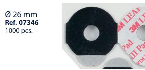 Blocking Pads 3M Ø26mm - 1000 pcs - Bloktape - Lindcon ApS